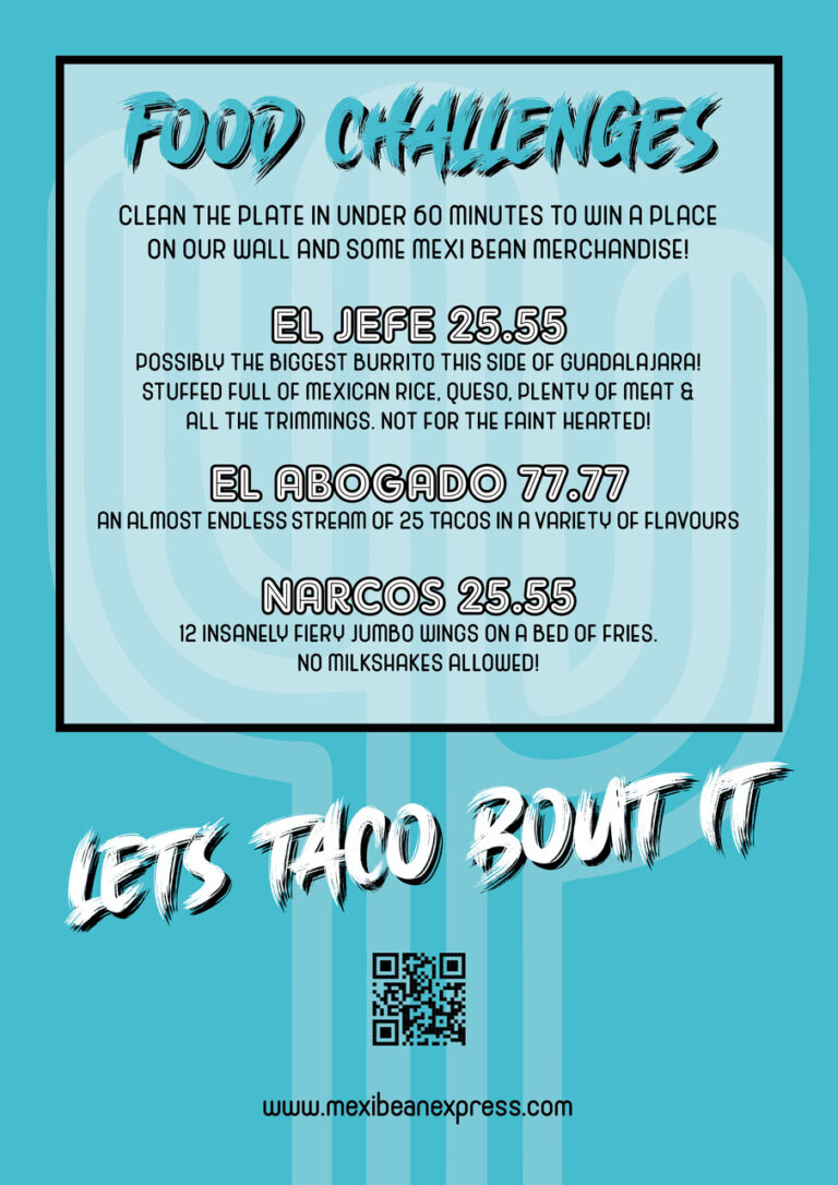 Mexican Food Takeaway Restaurant - Mexi Bean Express